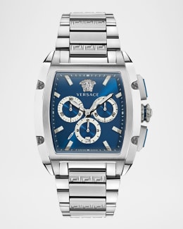 Versace Men's Antares Titanium Bracelet Watch, 44x41.5mm | Neiman Marcus