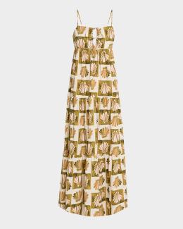 Rails Fawn Embroidered Midi Dress | Neiman Marcus