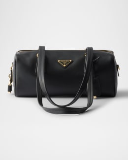 Prada Small Crochet Top-Handle Bag | Neiman Marcus
