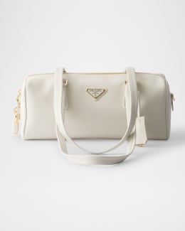 Prada Small Crochet Top-Handle Bag | Neiman Marcus