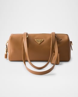 Prada Small Crochet Top-Handle Bag | Neiman Marcus