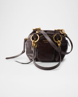 Prada Leather Mini Handbag | Neiman Marcus