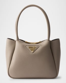 Prada Small Crochet Top-Handle Bag | Neiman Marcus