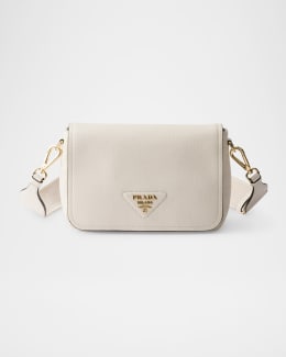 Prada Small Crochet Top-Handle Bag | Neiman Marcus