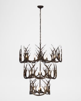 Allegri Crystal by Kalco Lighting Flint 5-Light LED Multi-Drop Pendant ...
