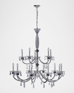 Allegri Crystal by Kalco Lighting Verde 6-Light Chandelier | Neiman Marcus