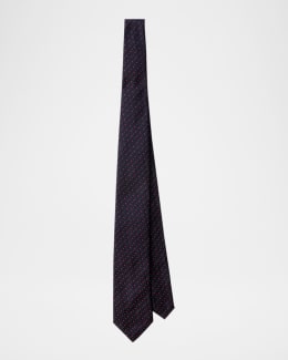 prada logo tie