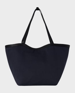 THE ROW Marlo 12 Tote Bag in Saddle Leather | Neiman Marcus