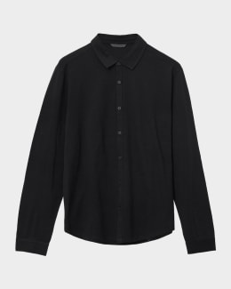 John Varvatos Men's Otto Snap-Front Western Shirt | Neiman Marcus