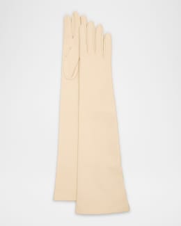 Portolano Cashmere-Lined Napa Leather Gloves | Neiman Marcus