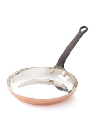 Duparquet Copper Cookware Solid Copper Silver-Lined Fry Pan | Neiman Marcus
