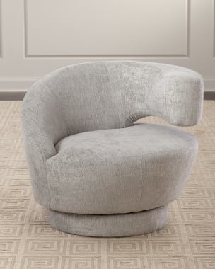 Interlude Home Simone Swivel Chair | Neiman Marcus