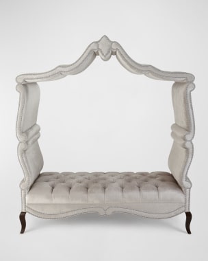 Haute House White Thebes Bench | Neiman Marcus