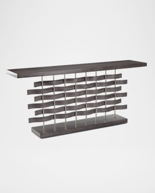 John-Richard Collection Midnight Console Table | Neiman Marcus