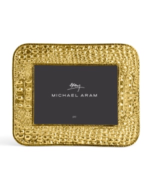 Michael Aram Gold Orchid Sculpted Frame, 5”x7” | Neiman Marcus