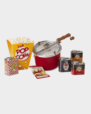 Wabash Valley Farms Open-Fire Pop Popcorn Popper Camping Starter Set ...