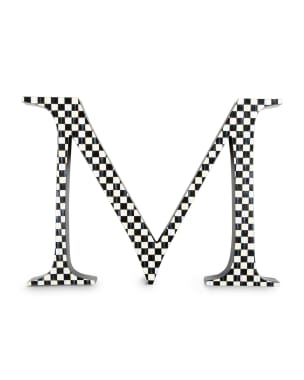 MacKenzie-Childs Courtly Check Letter - R | Neiman Marcus