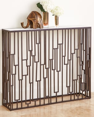 Global Views Ming Starburst Pattern Console | Neiman Marcus