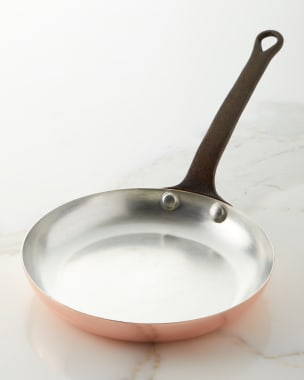 Duparquet Copper Cookware Solid Copper Silver-Lined Fry Pan | Neiman Marcus