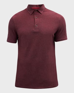Isaia Men's Logo Polo Shirt | Neiman Marcus