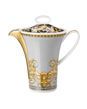 Versace Medusa Blue Coffee Pot | Neiman Marcus