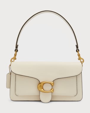 Coach Luna Zip Pebble Leather Shoulder Bag | Neiman Marcus