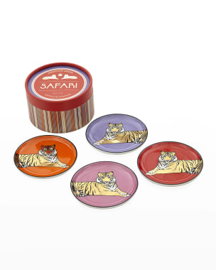 Jonathan Adler Fleur Coasters Purple | Neiman Marcus