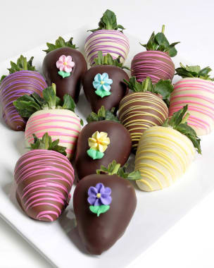 Chocolate Covered Company LOVE Belgian Chocolate Covered Berry Gram ...