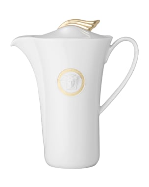 Versace Medusa Blue Coffee Pot | Neiman Marcus