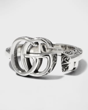 Gucci 18k Diamond Pave Flora Ring | Neiman Marcus