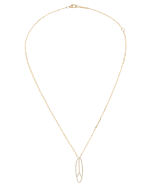 LANA 14k Double-Strand Crossary Necklace | Neiman Marcus