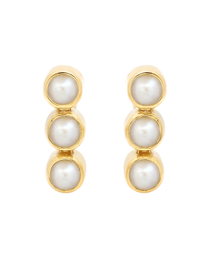 Jennifer Meyer Yellow Gold 6-Link Edith Open Heart Drop Earrings ...