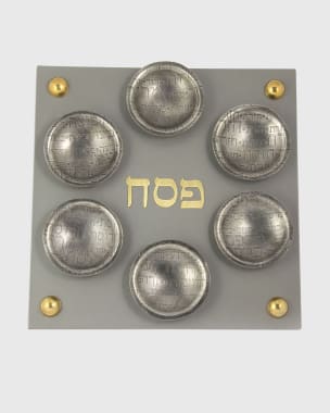 Joy Stember Metal Arts Studio Matzah Platter | Neiman Marcus
