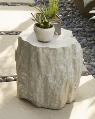 Palecek Chelsea Outdoor Side Table - 23.25" | Neiman Marcus
