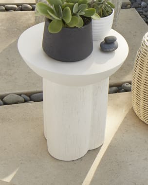 Palecek Chelsea Outdoor Side Table - 23.25" | Neiman Marcus