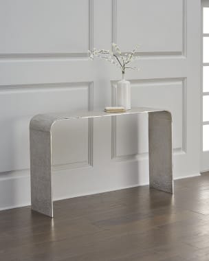 John-Richard Collection Capiz Shell Console Table | Neiman Marcus