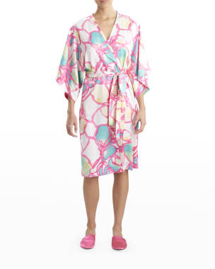 Natori Luxe Shangri-La Knit Robe | Neiman Marcus