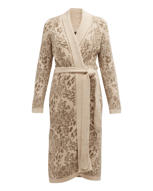 Natori Serenity Heathered-Knit Robe | Neiman Marcus