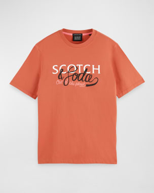 Scotch & Soda Men's Breton Striped T-Shirt | Neiman Marcus