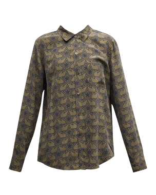 Rails Ruthie Ruffle Denim Shirt | Neiman Marcus