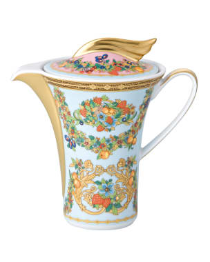 Versace Medusa Blue Coffee Pot | Neiman Marcus
