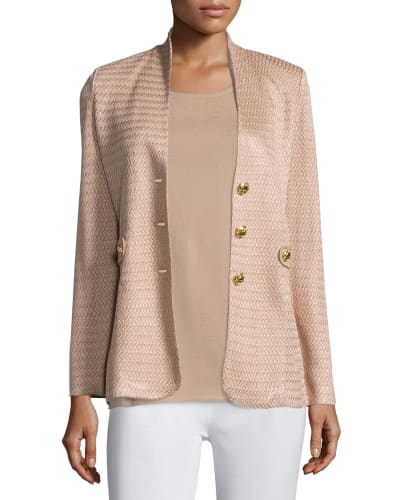 Metallic Gold Jacket | Neiman Marcus