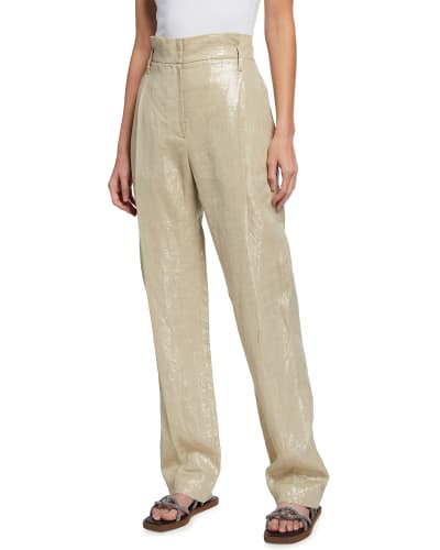 Womens Linen Pants | Neiman Marcus