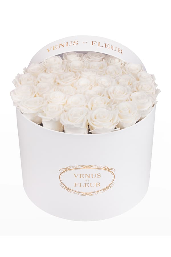 Venus ET Fleur Classic Large Round Black Roses | Neiman Marcus