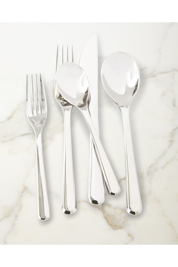 Cambridge Silversmiths 20-Piece Granger Hammered Flatware Set | Neiman ...