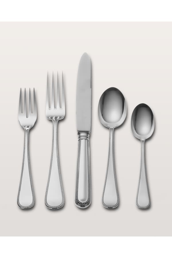 Yamazaki Tableware 5-Piece Cache Stainless Steel Flatware Place Setting ...