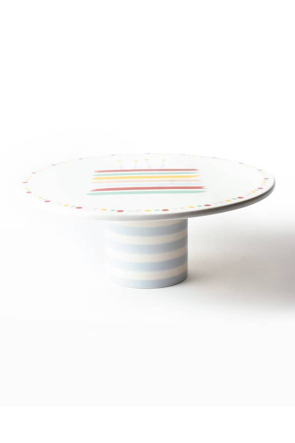 Coton Colors Signature White Ruffle Cake Stand - 14" | Neiman Marcus