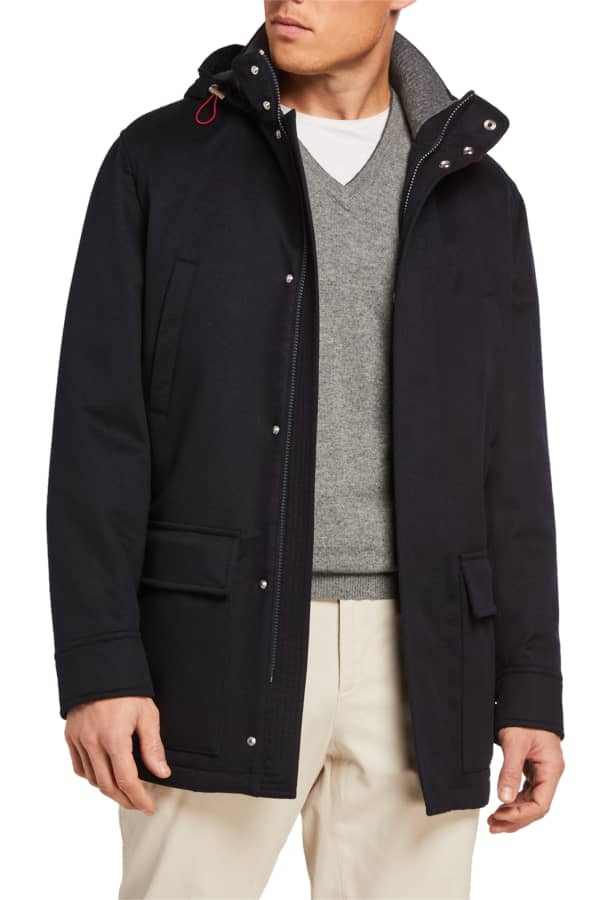 Vince Men's Canvas Field Jacket | Neiman Marcus