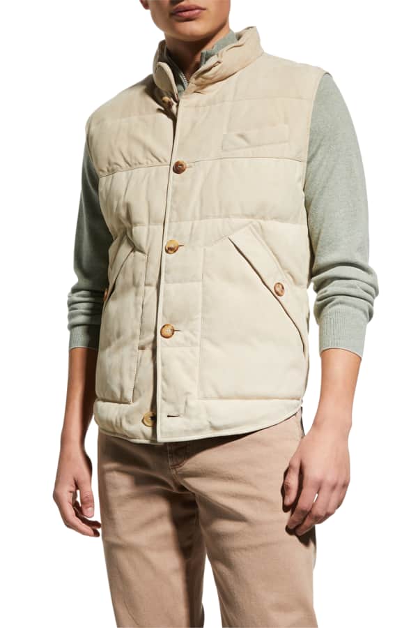 Isaia Men's Summertime Storm Vest | Neiman Marcus