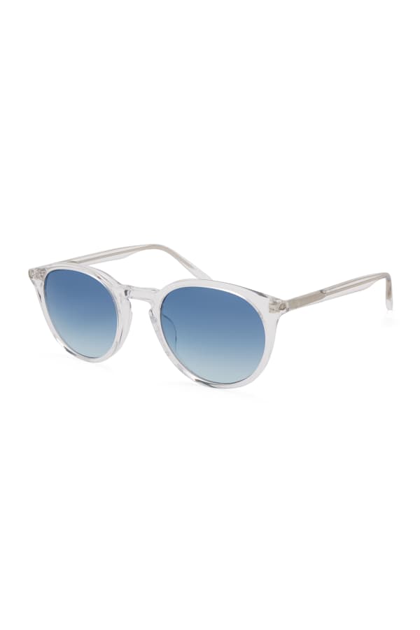 Barton Perreira Men's Doyen Titanium Aviator Sunglasses | Neiman Marcus